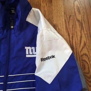 Reebok | Jackets & Coats | Reebok Nfl Team Apparel New York Ny Full ...